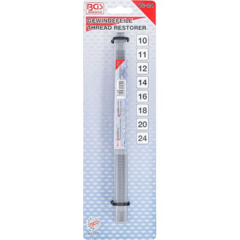 Lima ravvivafiletti per filetti interni ed esterni Whitworth 10 - 24