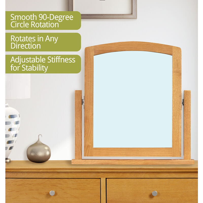 Adjustable table mirror store