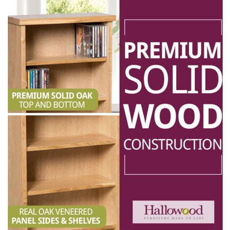 Hallowood Furniture Waverly Oak Storage Rack, Hallway Storage Unit ...