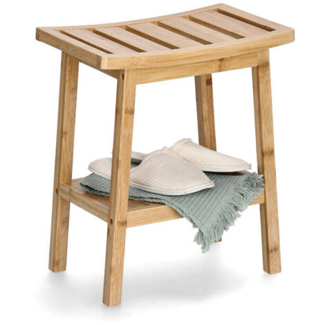 Badhocker mit Ablage, 40 x 25 x 46 cm
