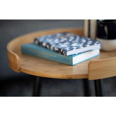 Kaffeetisch LOFT aus Bambus, rund, Wenko