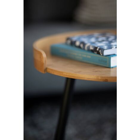 Kaffeetisch LOFT aus Bambus, rund, Wenko