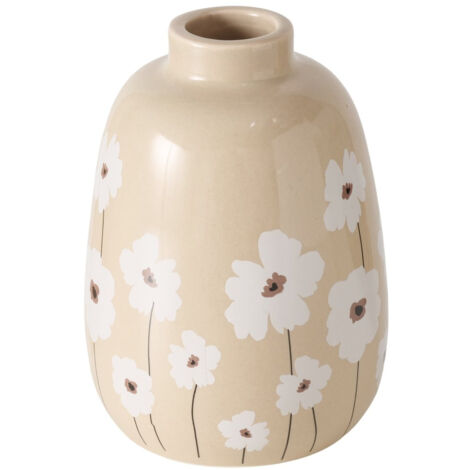 Keramikvase mit Blumenmuster, CANEA