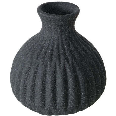 Keramikvase mit Rillen, ESKO