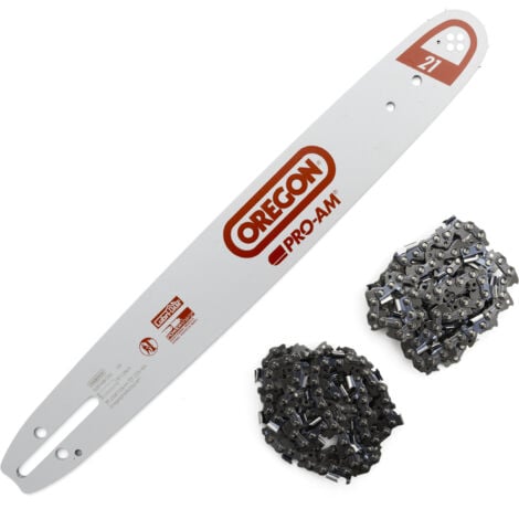 Combo Oregon guide 38cm 158PXBK095 + 2 chaines 21BPX064