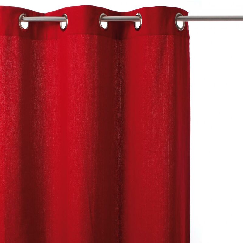 Paire de rideaux 140 x 260 Rouge