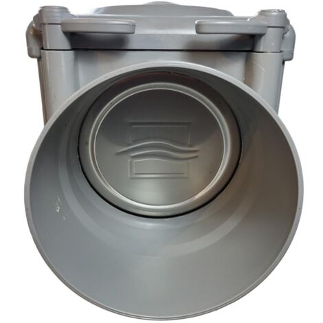 Clapet anti-retour PVC avec niveau bulle Ø 200 à coller