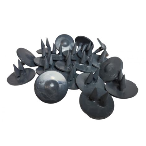 Clips rapide Noir de fixation pour brise-vue sur grillage rigide x 50