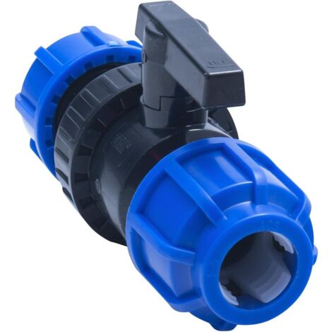 Vanne à compression pour tube PE Ø 32 mm 16 Bars