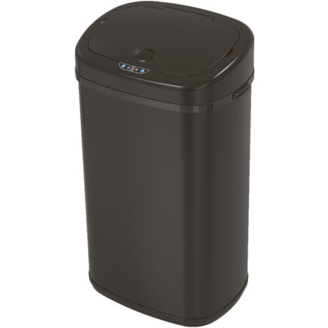 SVITA Sensor-Mülleimer 68L Mülleimer mit Sensor Abfalleimer Schwarz