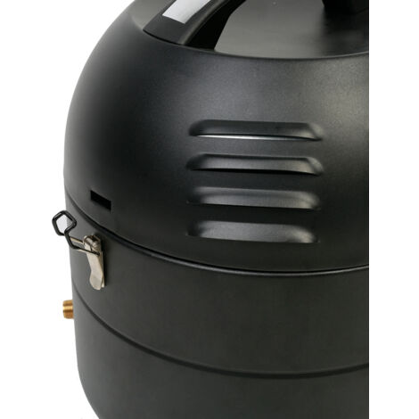 TAINO Grill-to-Go portabler Gasgrill Campinggrill für unterwegs Schwarz