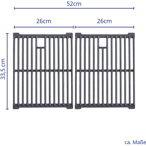 TAINO BASIC 3+1 Gusseisen Rost Grillrost Set