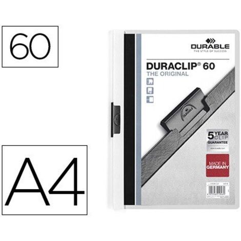 Durable DuraClip Original 60 A4 White
