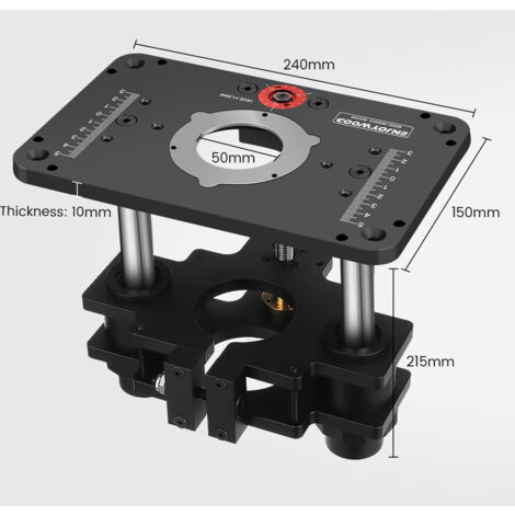 Router Lift for 65mm Wood Router for Router Table Set Up Lift with ...