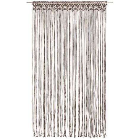 Mayfair Macrame Curtain Taupe 140x240 cm Cotton