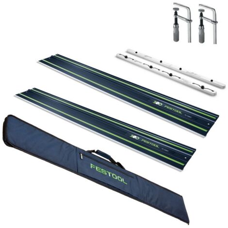 Festool 2x Führungsschiene FS1400/2 BL 100Y + Tasche FS-BAG + FSV/2 ...