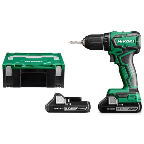 HiKOKI Akku Bohrschrauber Quick 18V inklusive Zubehör Koffer HSC II DS18DDQWRZ