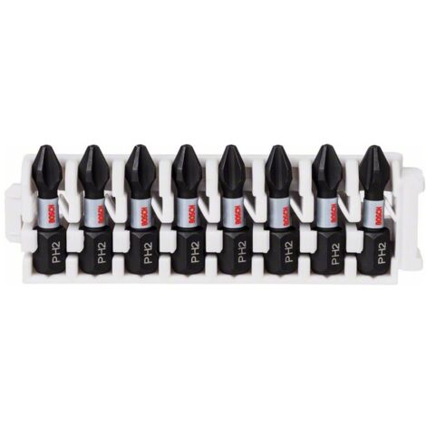 Bosch Impact Control Schrauberbit-Set 8-tlg. PH2, 25 mm Bit Schrauber ...