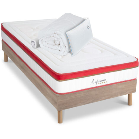 Matelas Suprême Mousse Haute densité Accueil Mémoire de forme+ sommier ...