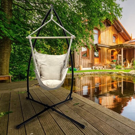 Support pour Chaise Suspendue, Support de Chaise Hamac en Acier Robuste ...