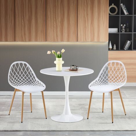 Table ronde de style médiéval moderne 75 cm pour cuisine/salle à manger ...