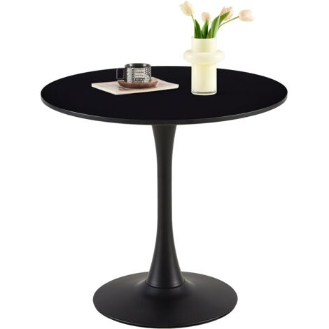 Table ronde de style médiéval moderne - 75 cm pour cuisine/salle à ...