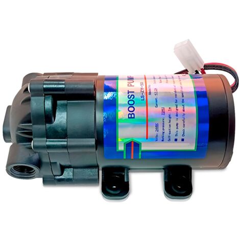 Pompe Booster Universelle pour Osmose Inverse – 50 GPD (24V)