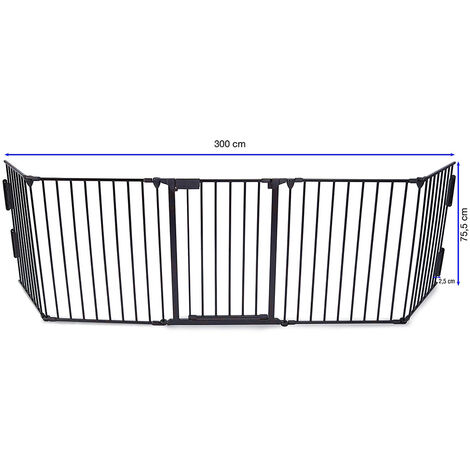 Grilles de protection du foyer Barrière de sécurité en 5 pièces ...