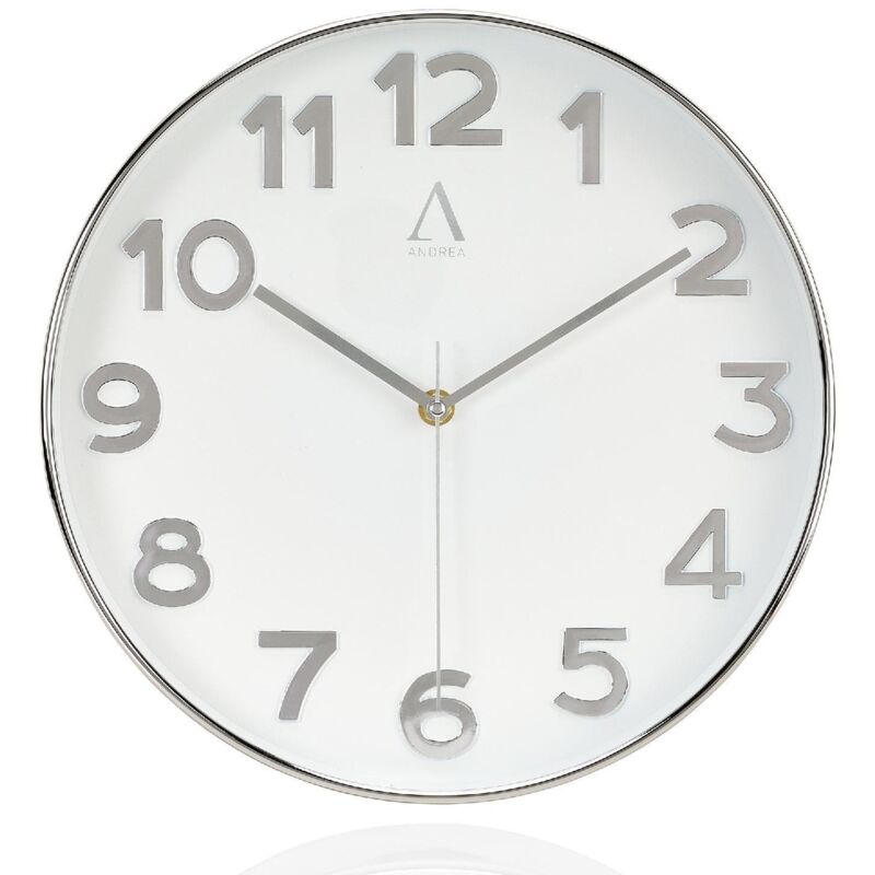 ANDREA HOUSE AX16097 Reloj Plata Ø30X4,2Cm - ref: AX16097