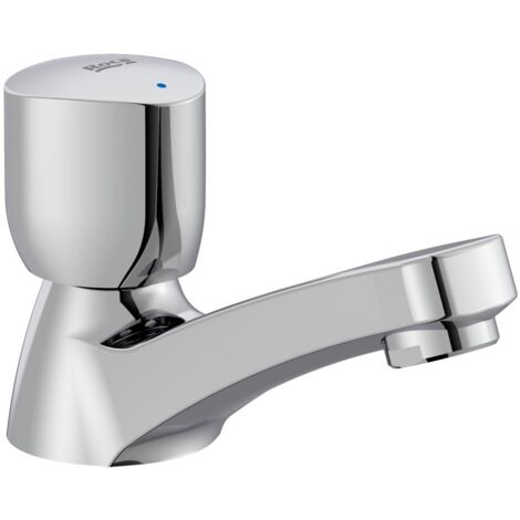 ROCA A5A428EC00 BRAVA Grifo De Repisa Lavabo De Agua Fría Índice Azul Cromo - ref: A5A428EC00