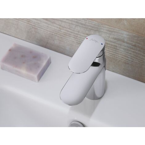 Jacob Delafon E99983-CP KUMIN Grifo monomando de lavabo con portacadenillas - ref: E99983-CP