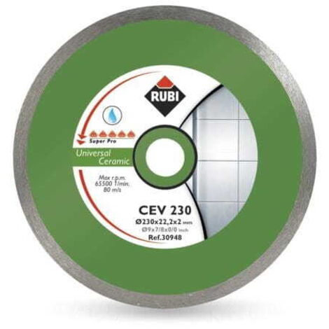 RUBI 25934 CEV-250 PRO Disco Diamante General Cerámica Continuo - ref: 25934