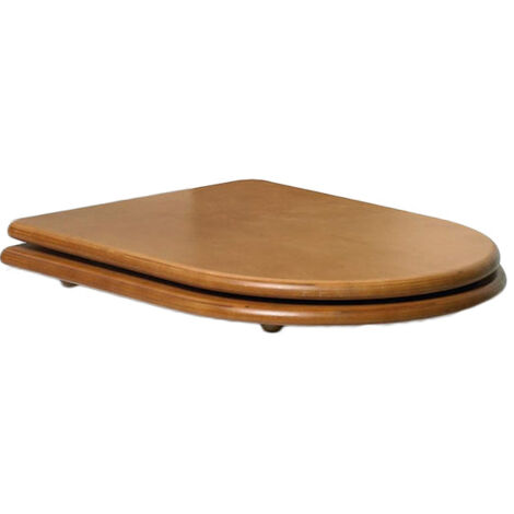 Abattant WC Gala G5161185 en bois massif nogal clair chute amortie ...