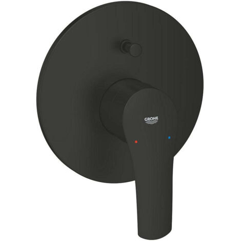 GROHE 19 450 243 EUROSMART Monomando para baño y ducha 1/2" negro mate ...