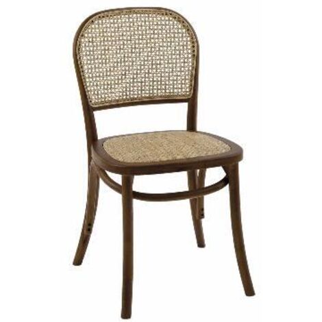 ANDREA HOUSE MU74022 Silla Laurence Olmo Oscura 45X42X86 - ref: MU74022