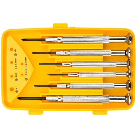 6-tlg. Schraubendreher für Feinmechaniker