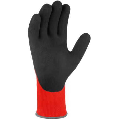 teXXor® topline Winterhandschuhe POLYACRYL, Orange/Grau