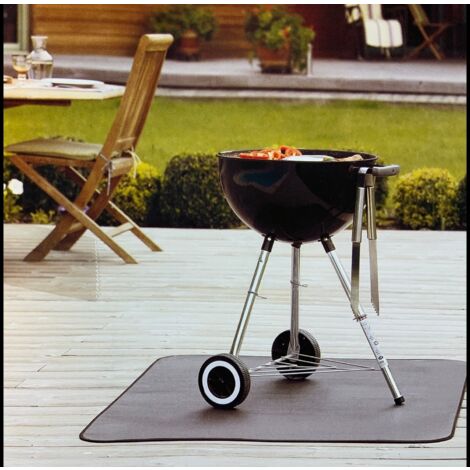 Tapis BBQ Protège terrasse, jardin et balcon, ne fond pas, se nettoie ...