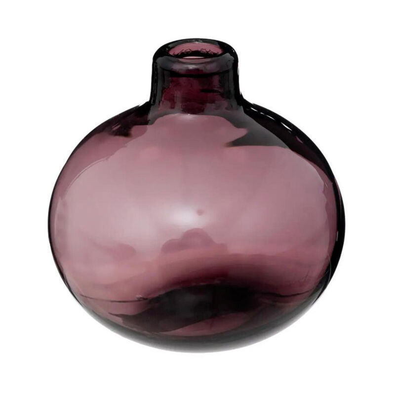 Vase Soliflore en Verre "Mona" 12cm Prune