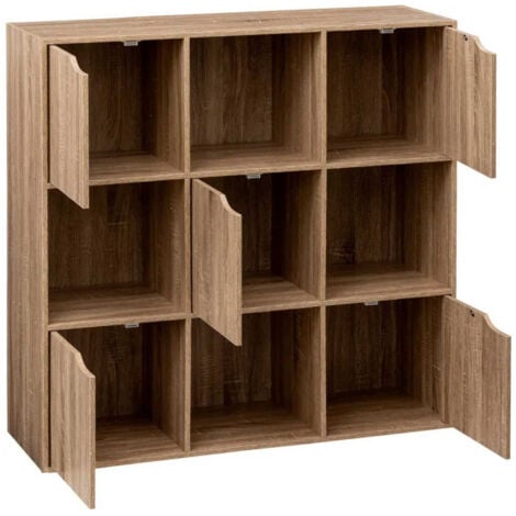 Étagère 9 Cases "Mix Modul" 100cm Naturel