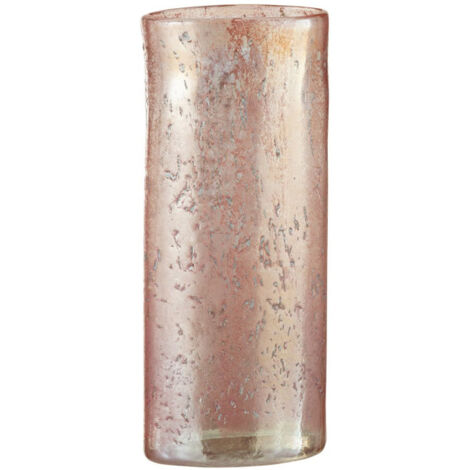 Vase Déco en Verre "Lizzie" 30cm Rose