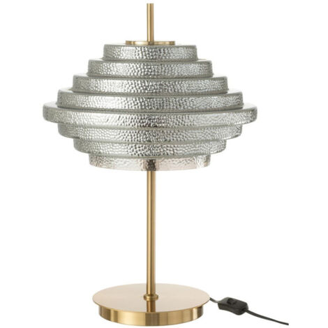 Lampe à Poser Design "Merla" 54cm Fumé