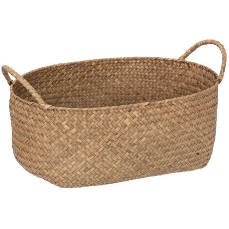 Lot de 3 Paniers de Rangement "Elora" 50cm Naturel