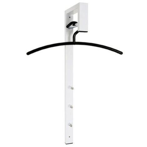 Portant à Vêtements Mural "Cylia" 70cm Blanc