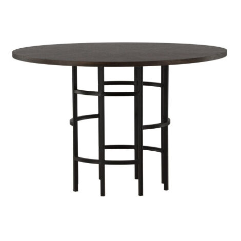 Table à Manger Ronde "Copenhagen" 115cm Marron
