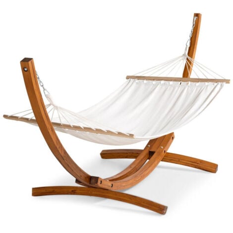 Hamac en Bois "Hedvig" 315cm Blanc