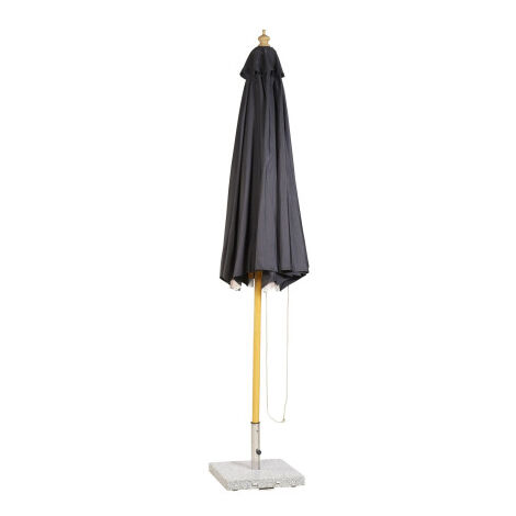 Parasol Design en Bois "Naxos" 300cm Noir