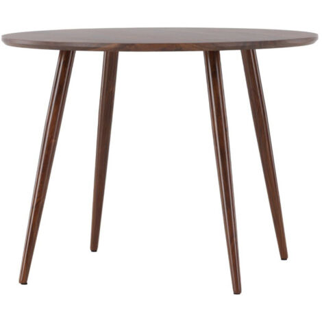 Table à Manger Ronde "Sanford" 100cm Marron