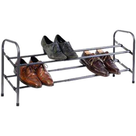 Range-Chaussures Extensible "10 Paires" 112cm Gris