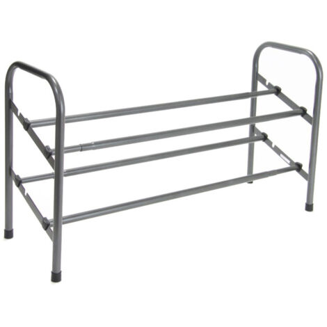 Range-Chaussures Extensible "10 Paires" 112cm Gris